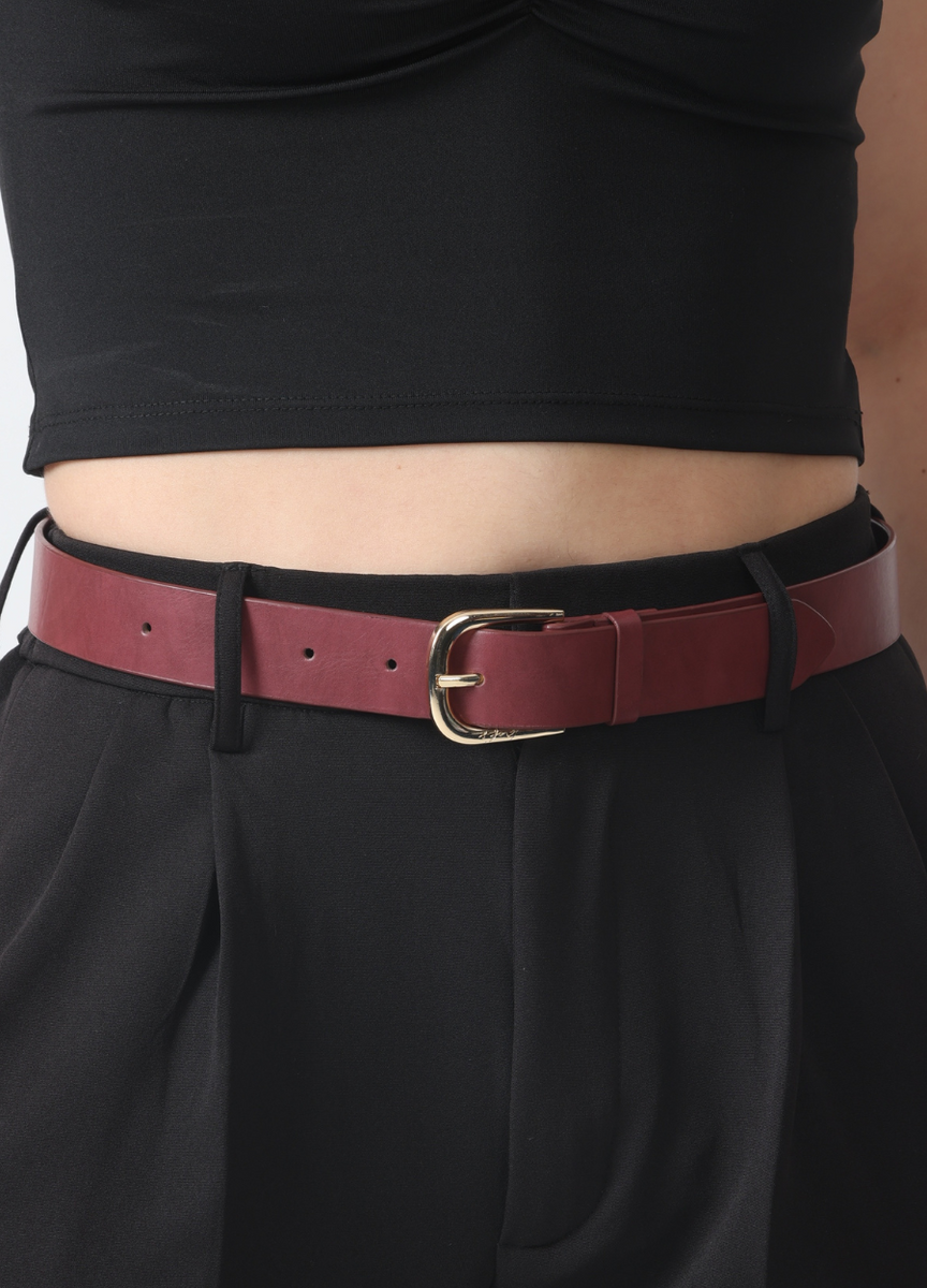 ELLE BELT - CHERRY – nefsfinds